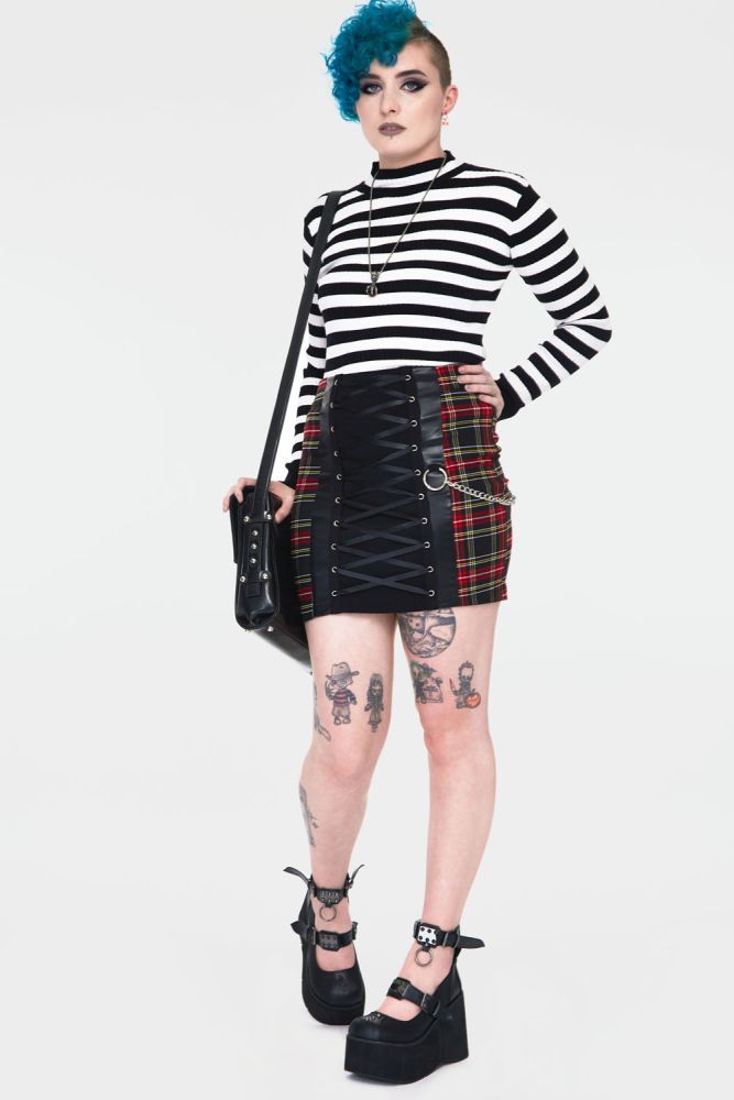 Dark Punk Tartan Dresses & Outfits | Edgy Alternative Fashion ...