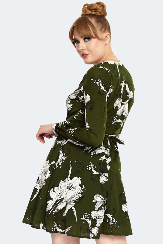 Molly Floral Wrap Dress | Alternative Clothing Store | Gothic, Punk ...