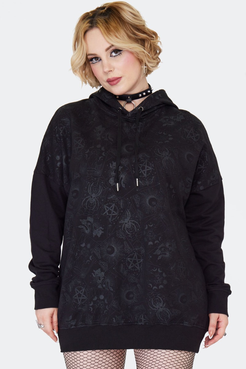 Tarot Deck Oversized Hoodie | Alternative Clothing Store | Gothic, Punk ...