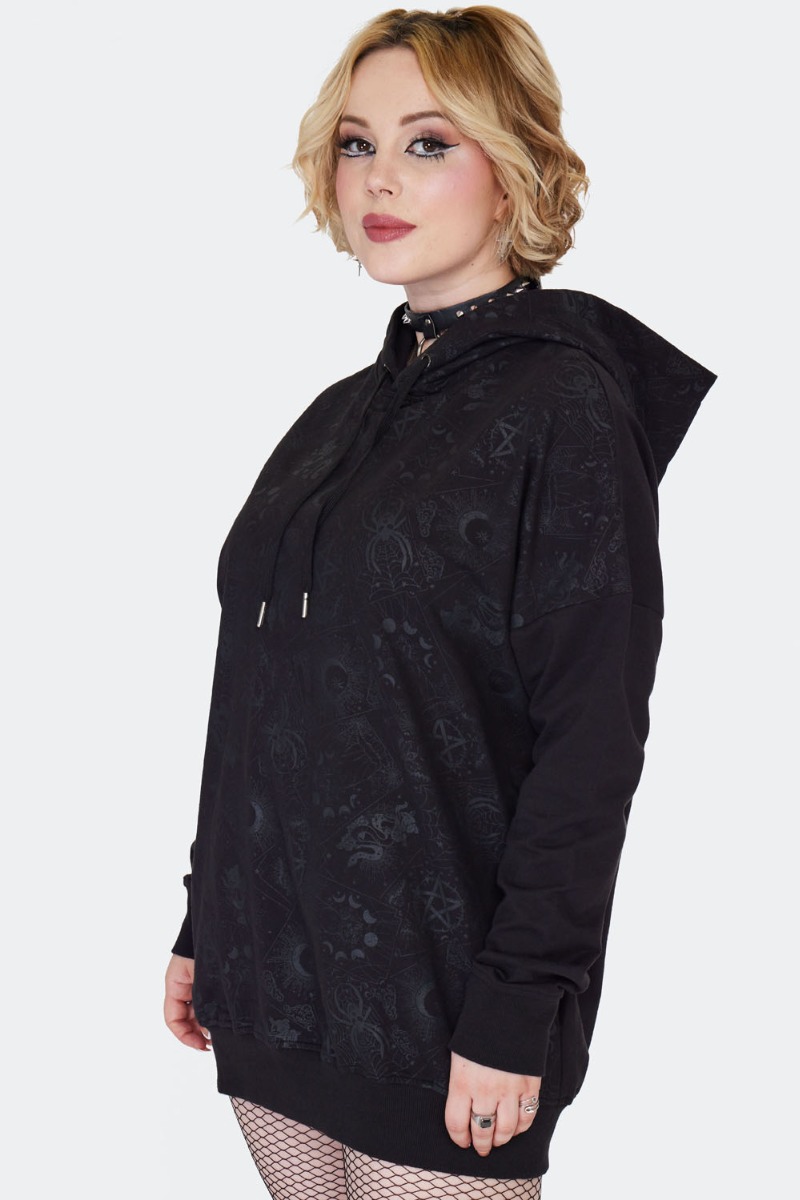 Tarot Deck Oversized Hoodie | Alternative Clothing Store | Gothic, Punk ...